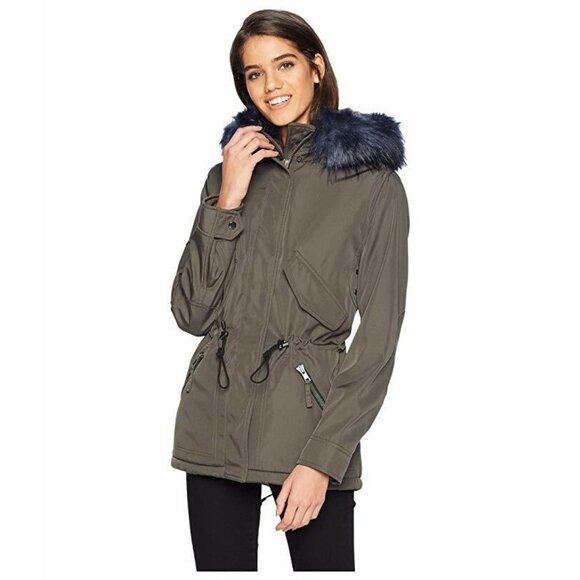 S13 | Jackets & Coats | 37 S3 Nyc Faux Fur Faux Shearling Trim Parka ...